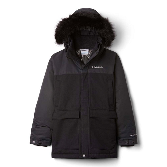 Columbia Boundary Bay down Parka Black 010 | Barrabes