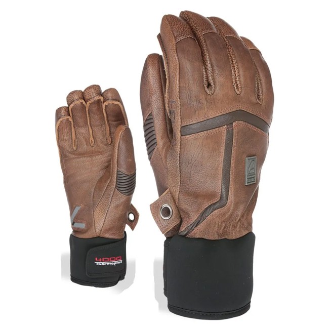 Level Gloves Off Piste Leather Brown Brown | Barrabes