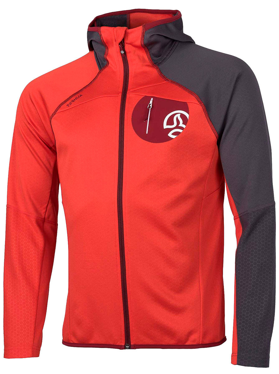 Chaqueta Ternua Rakker Hood Jacket Red Alert | Barrabes