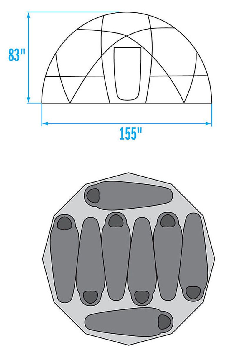 The North Face 2 meter Dome Barrabes