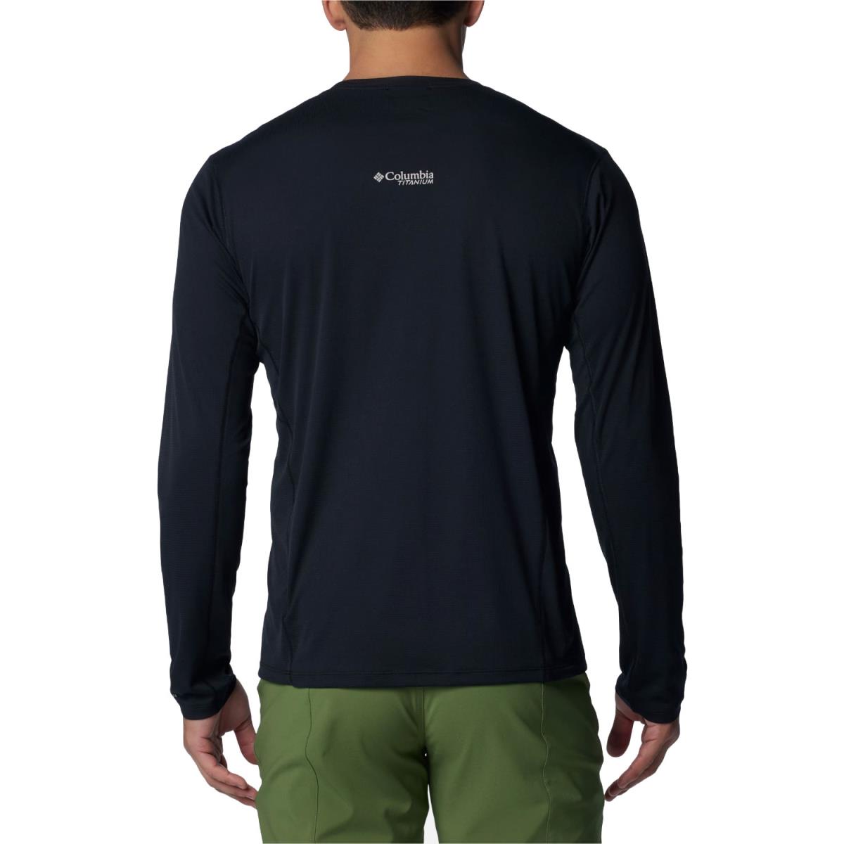 Columbia Cirque River Ls Crew Black | Barrabes