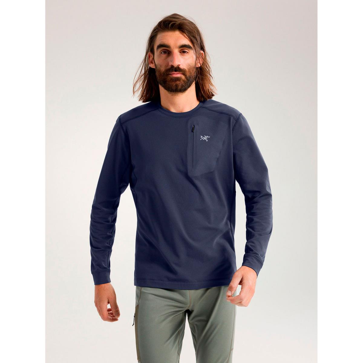 Arc'teryx Rho Lt Crew Neck Black Sapp | Barrabes