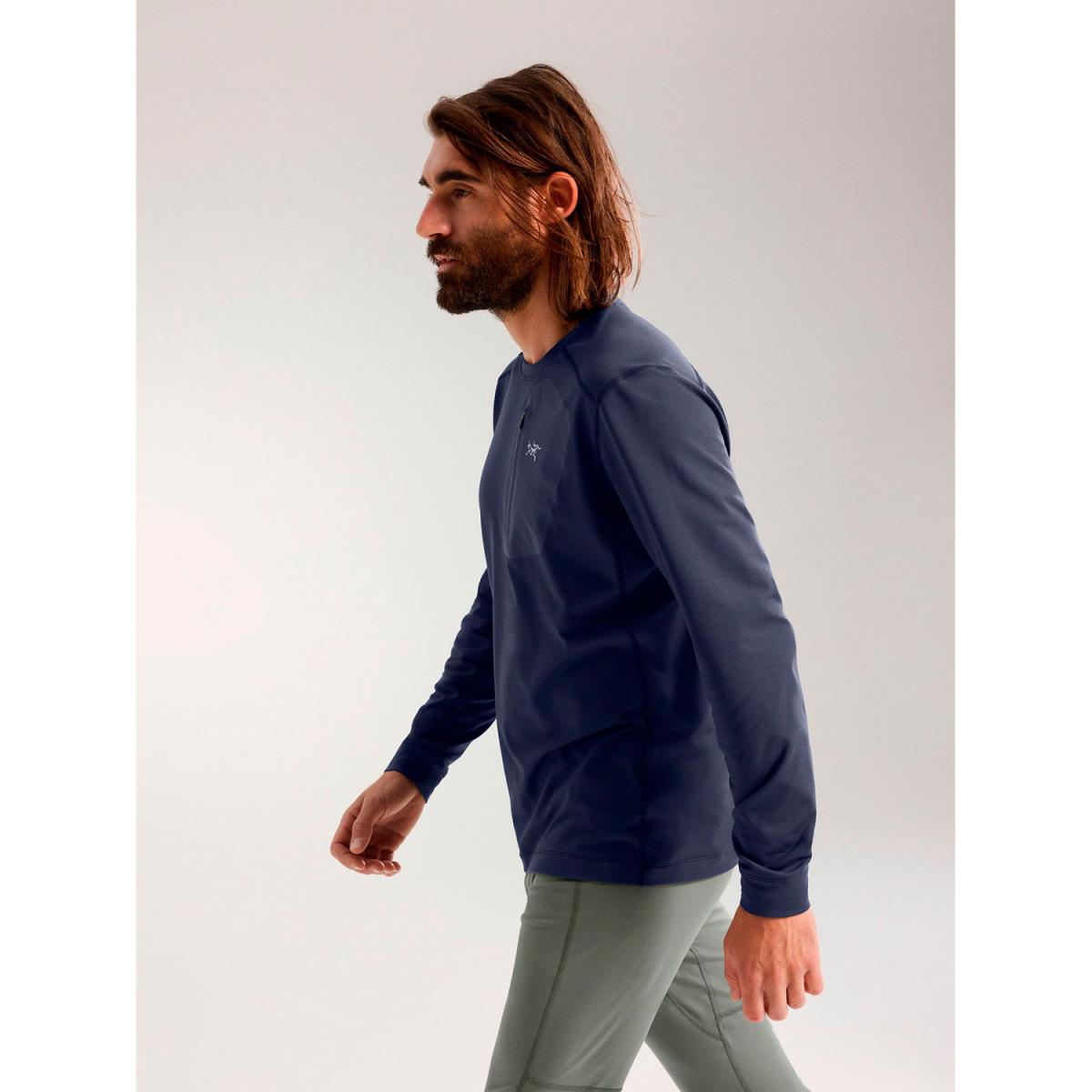 Arc'teryx Rho Lt Crew Neck Black Sapp | Barrabes