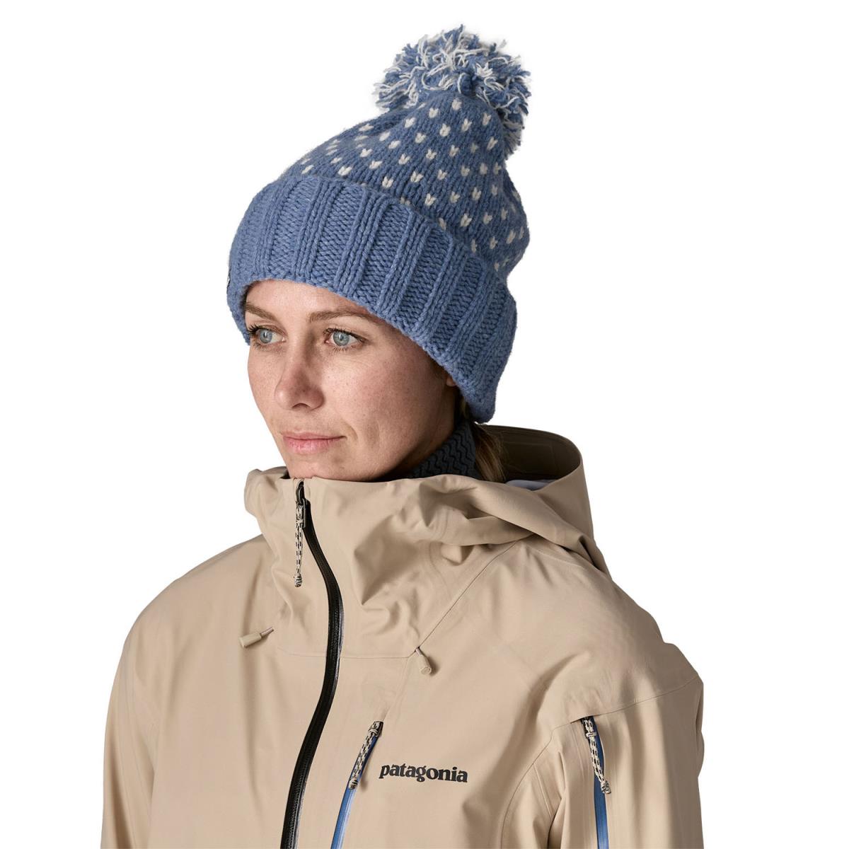 Patagonia Snowbelle Beanie Offset Dot: Barnacle Bl Otba | Barrabes