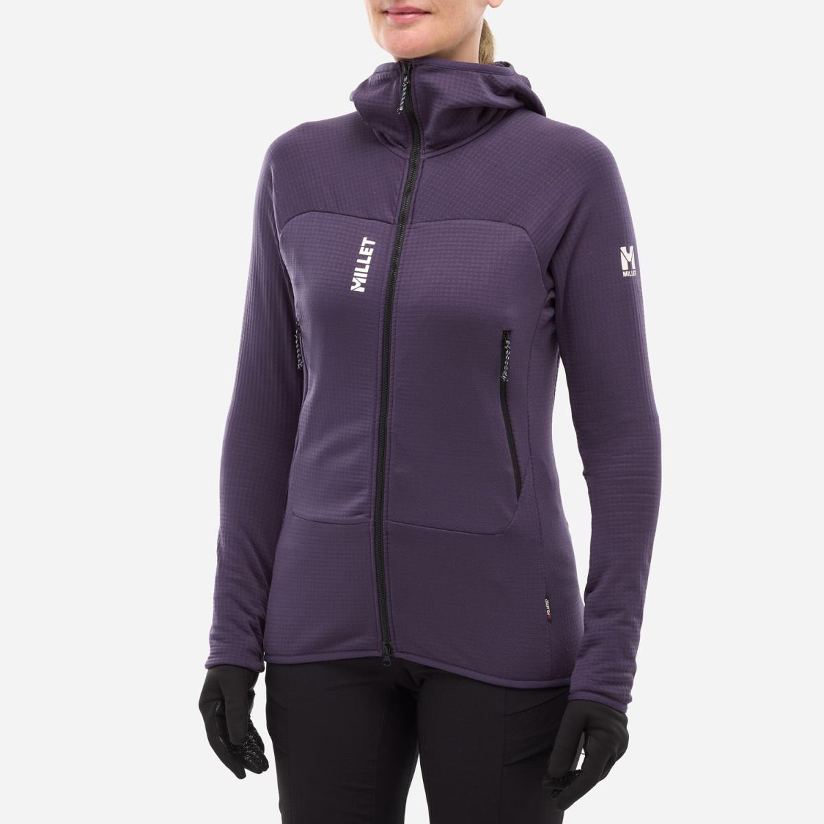 Millet Fusion Grid Hoodie W Purple Vel | Barrabes