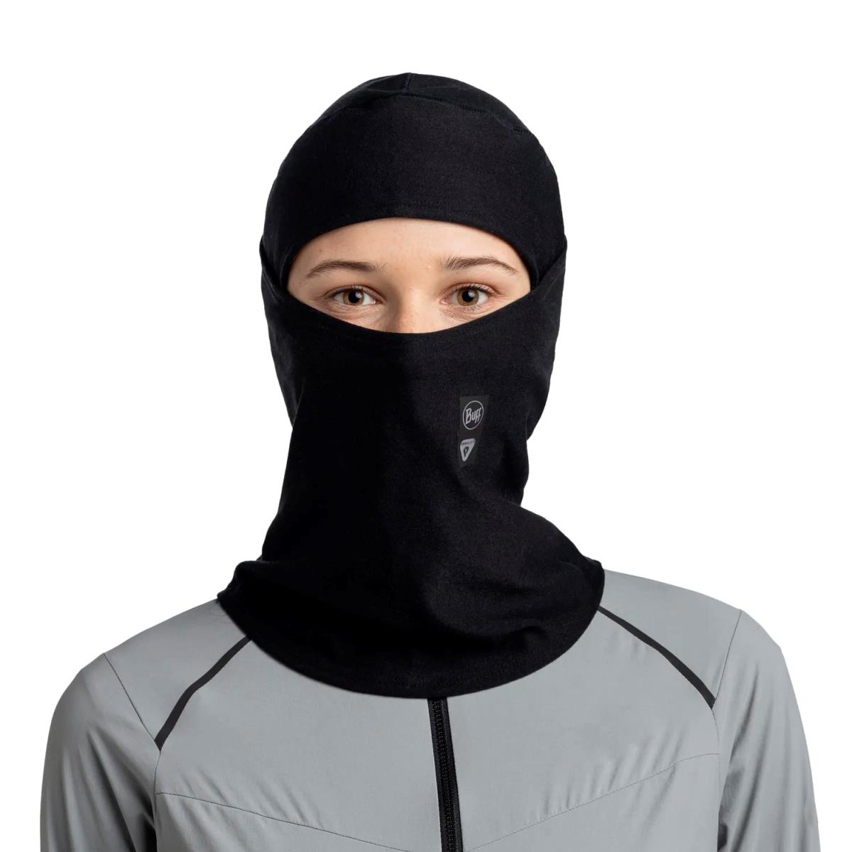 Buff Thermonet Hinged Balaclava Solid Black Solid Blac | Barrabes