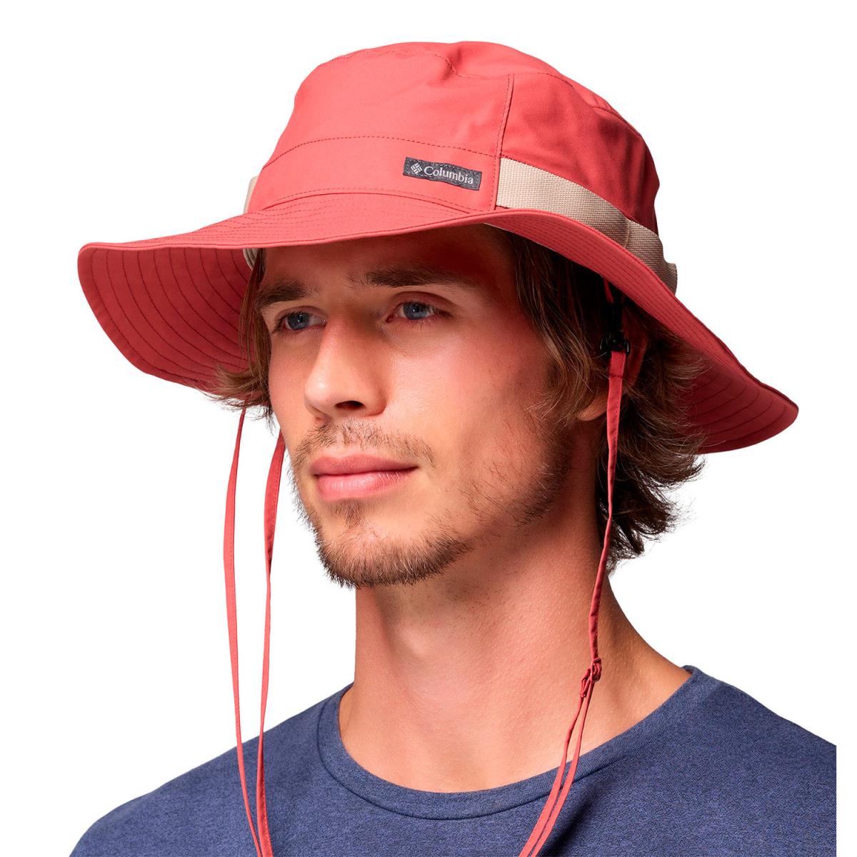 Columbia Packable Bucket Hat Washed Red 643 | Barrabes