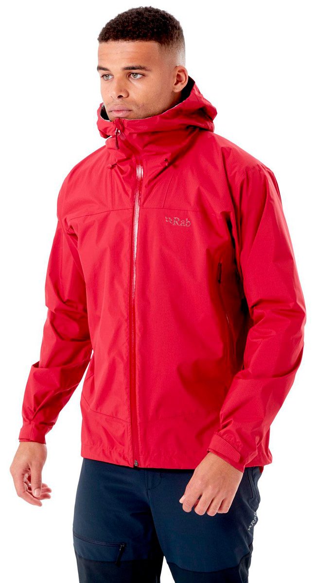 Rab Downpour Plus 2.0 Jacket Ascent Red | Barrabes