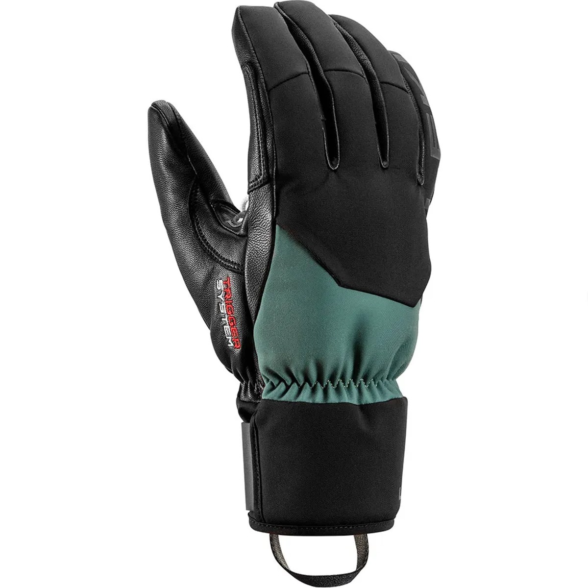 Leki Gloves Hevon Thermo 3d Black-dusty Green | Barrabes