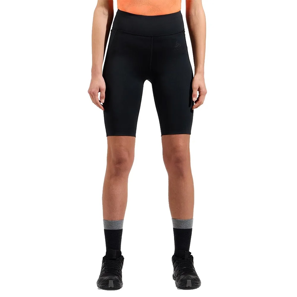 Odlo Tights Ascent Medium Support Black Black | Barrabes