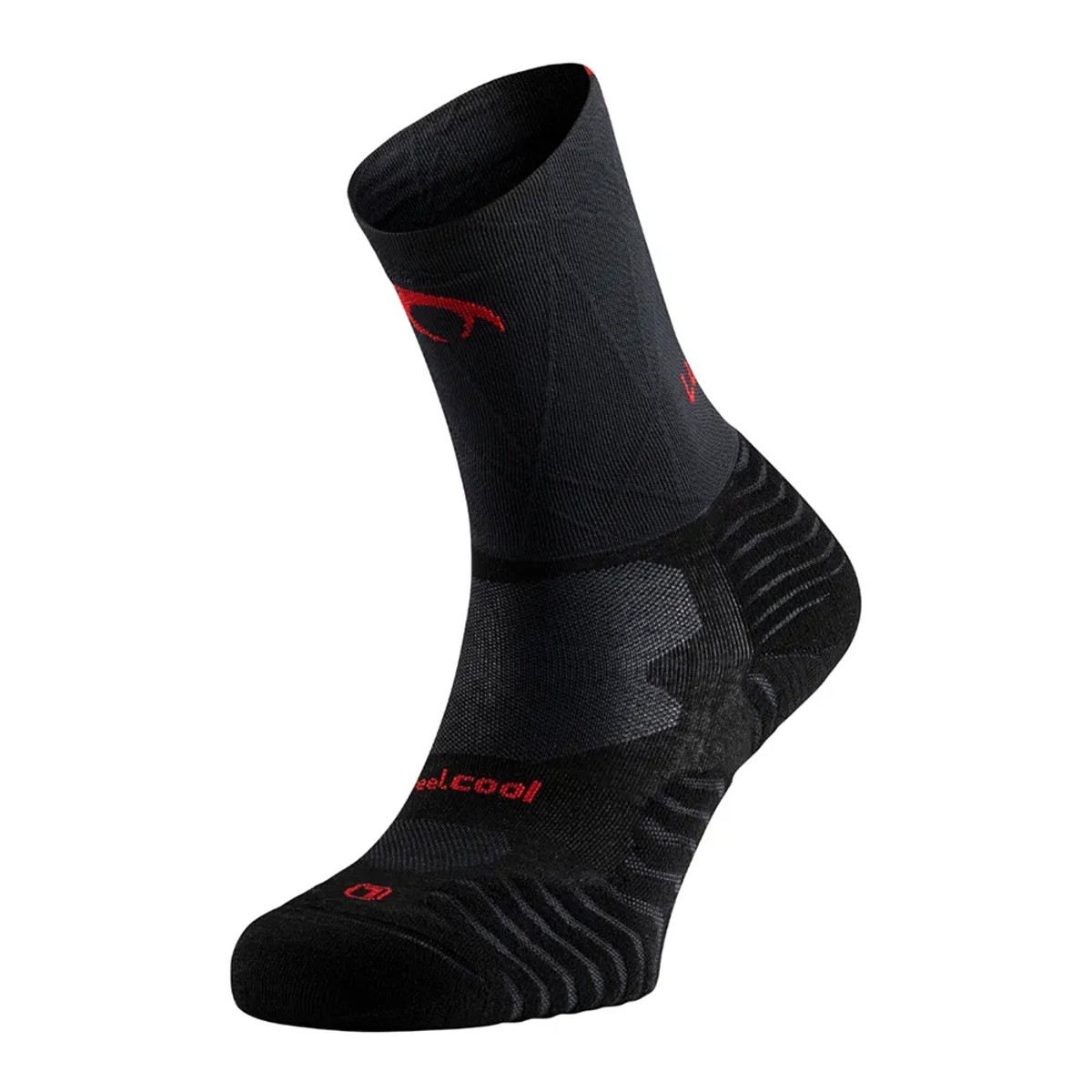 Lurbel Socks Pro Five Compression Negro/rojo Negro/rojo | Barrabes