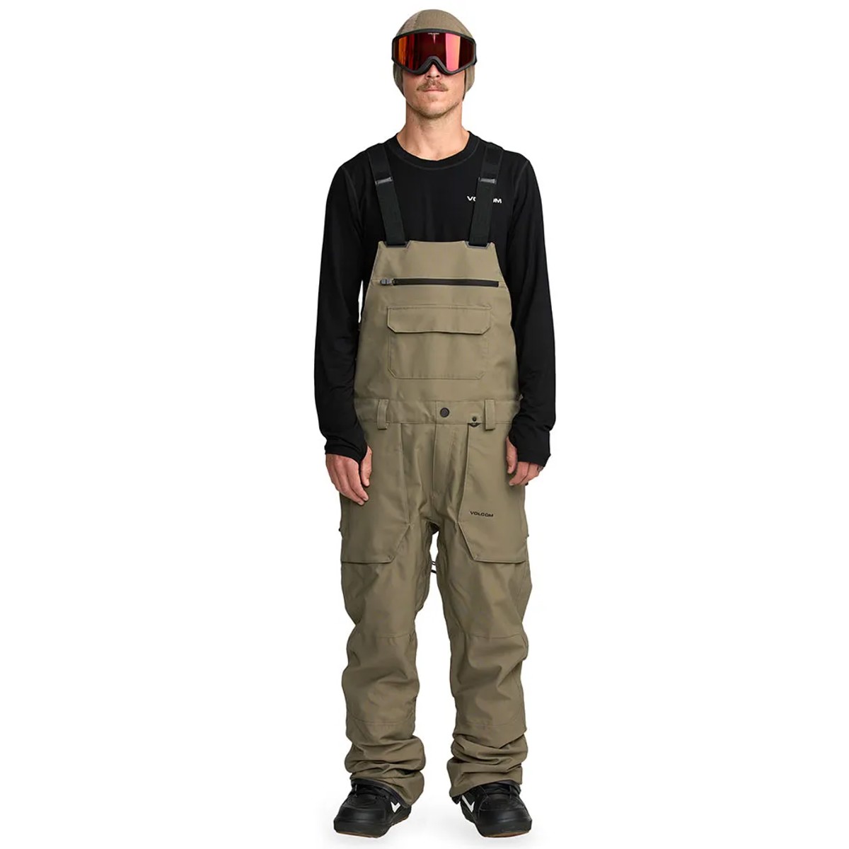 Volcom One-piece Suit Roan Bib Overall Military | Barrabes