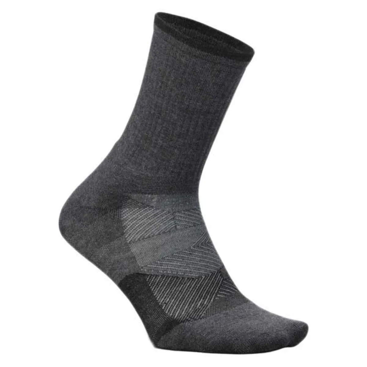 Feetures Socks Trail Max Cushion Mini Crew Gray Gray | Barrabes