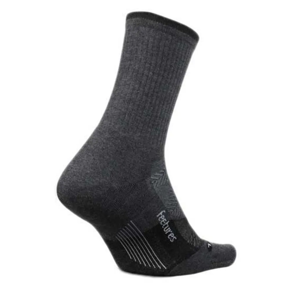 Feetures Socks Trail Max Cushion Mini Crew Gray Gray | Barrabes