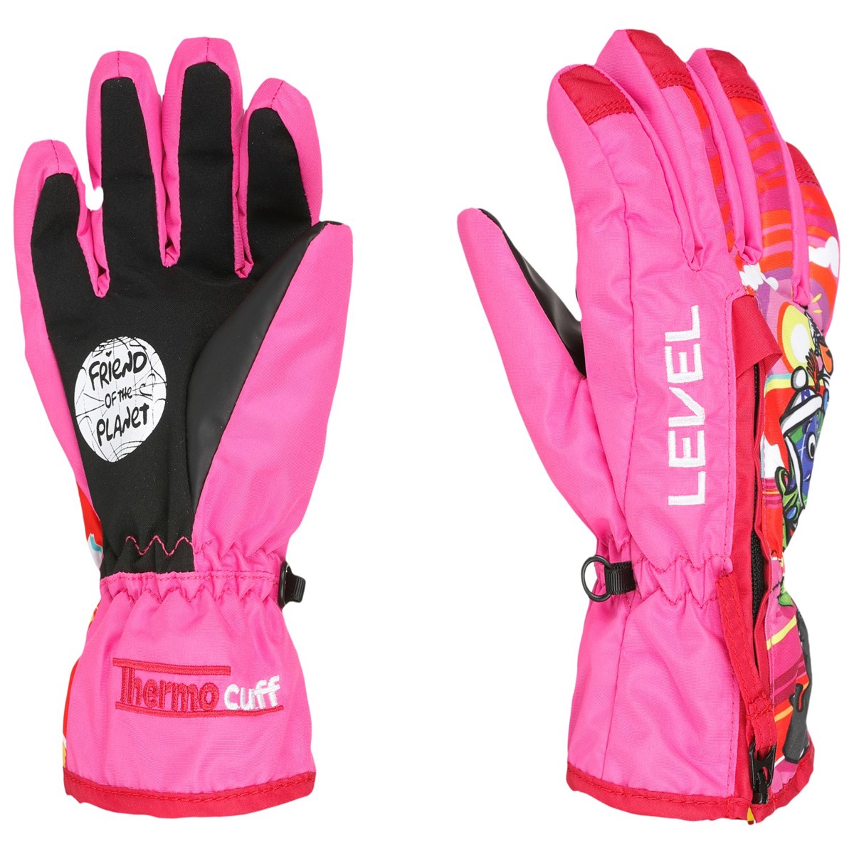Level Gloves Dudy Pink Pink | Barrabes